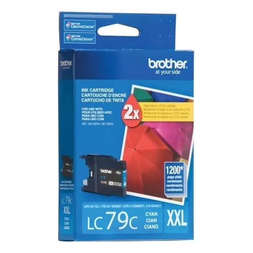 CARTUCHO LC79C BROTHER LC79 XXL CYAN ORIGINAL